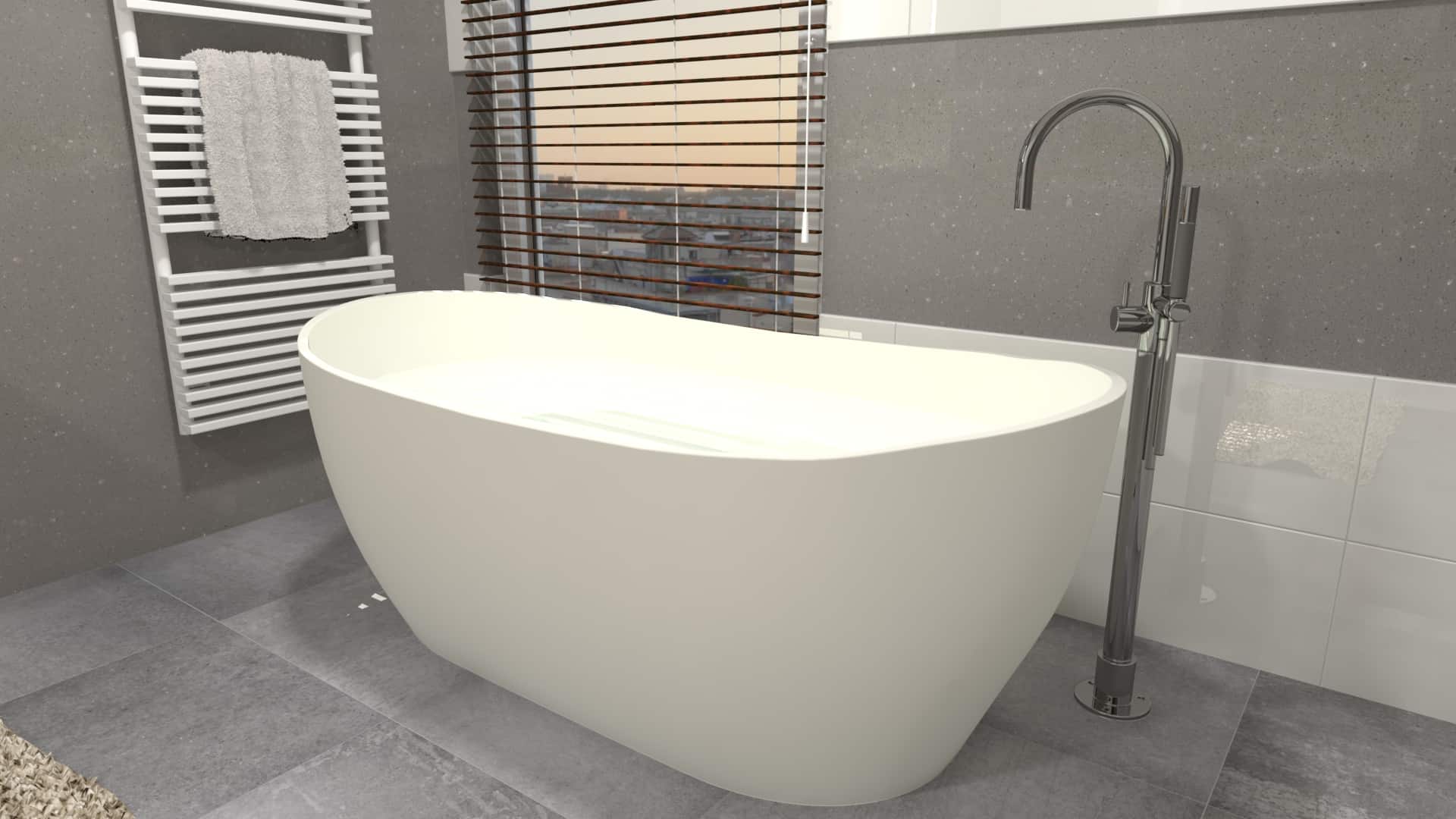 Solidz Lecture - Solidz vrijstaande solid surface baden