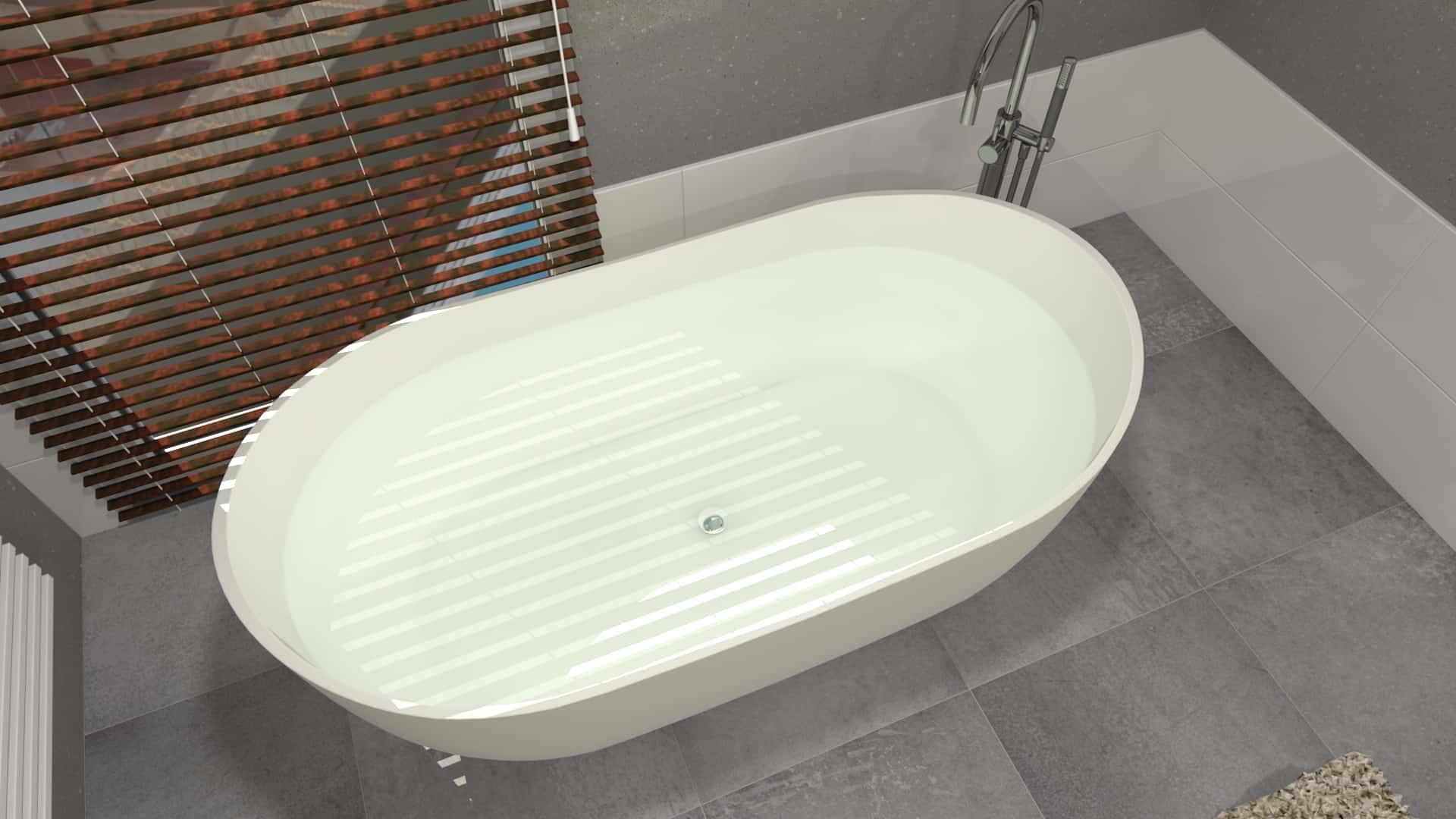 Solidz Lecture - Solidz vrijstaande solid surface baden