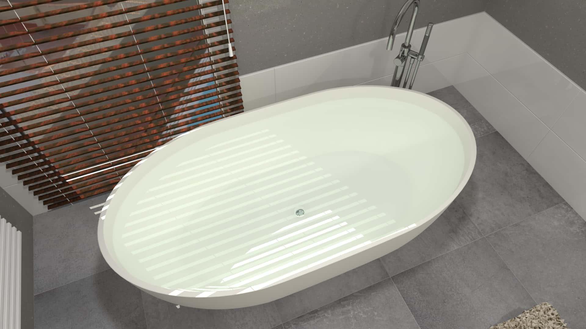 Solidz Swing- Solidz vrijstaande solid surface baden