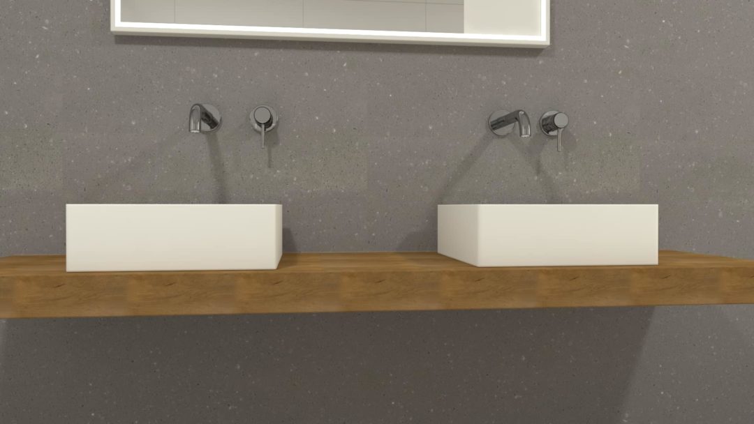 Swift Round - Solidz Basic solid surface waskom Solidz White